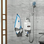 iFCOW Instant Tankless Water Heater Faucet, 110V Electric Tap, 3000W, LED Temperature Display ...