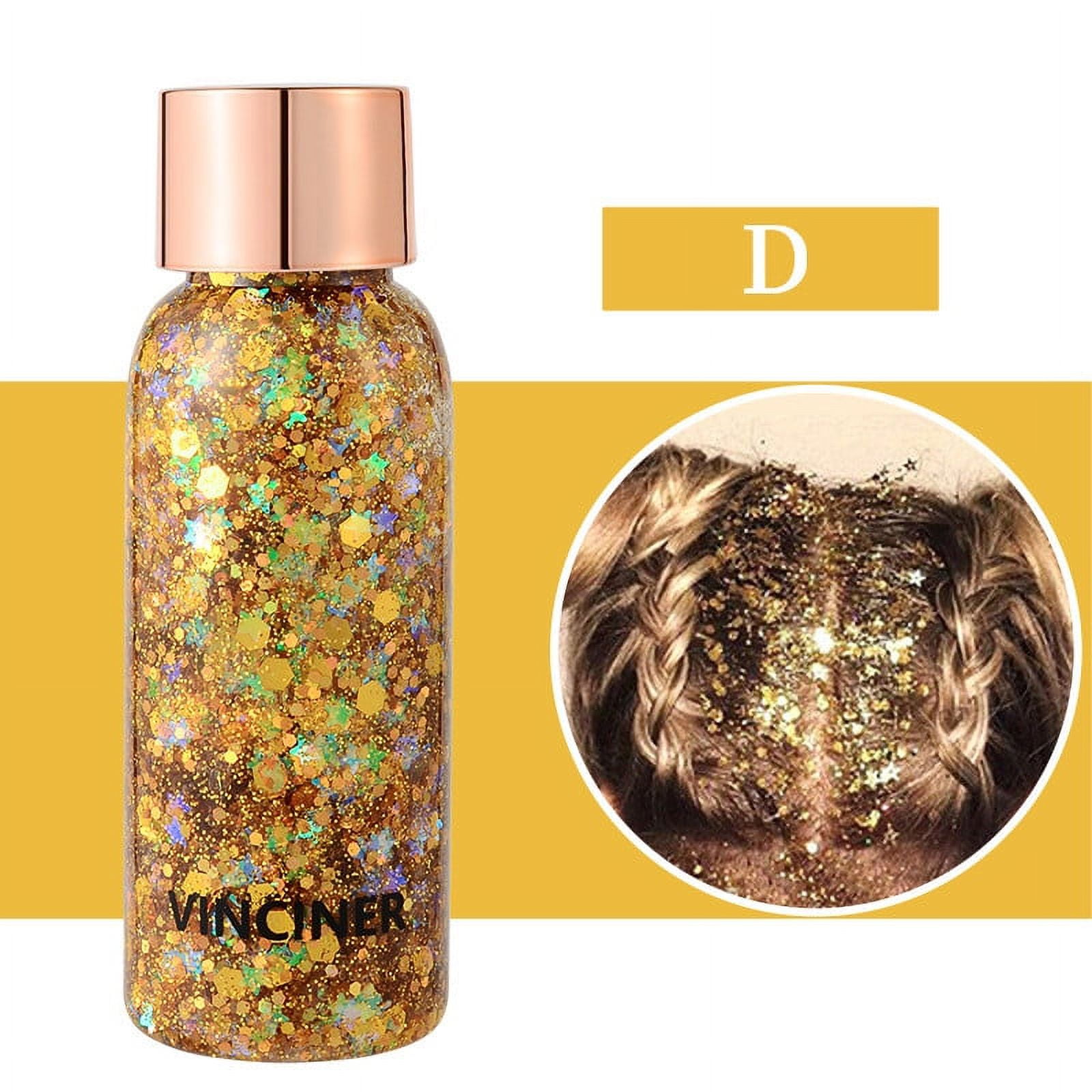 Kiplyki Flash Deals Body Glitter Gel Mermaid Sequins Chunky Long ...