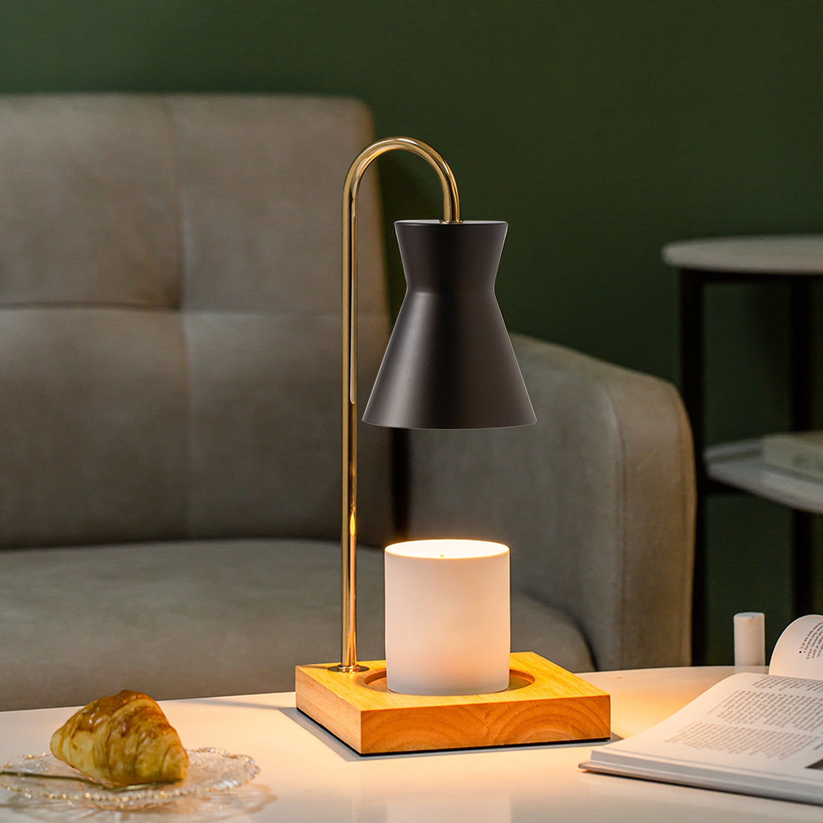 Kiplyki Flash Candle Warmer Dimmable Candle Metal Candle Melter Small ...