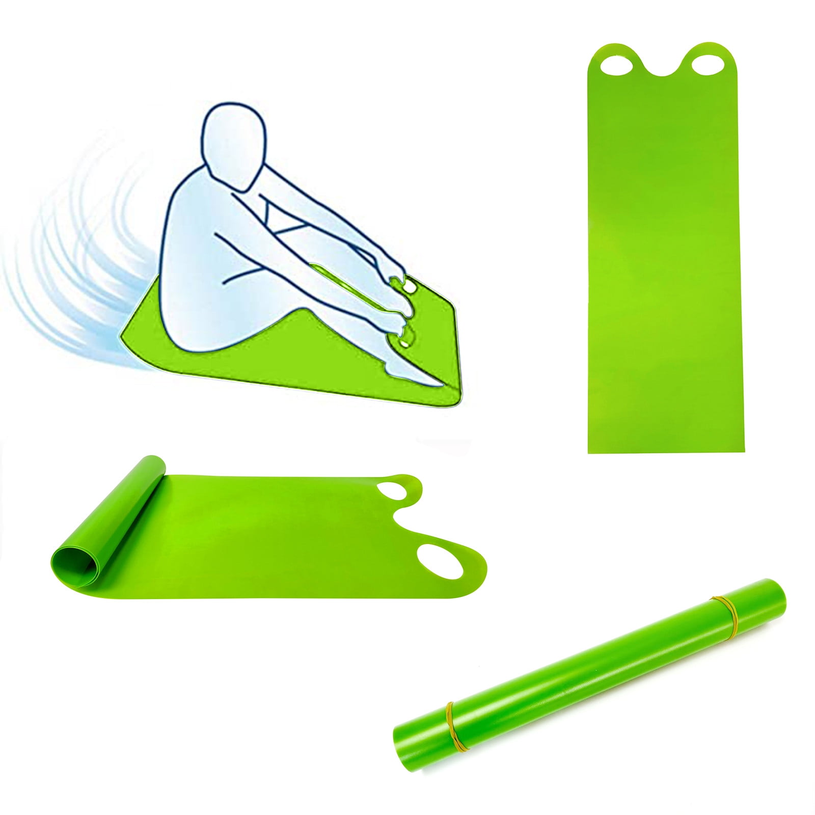 Kiplyki Flash Deals Snow Sled for Kids and Adults, Portable Extra Thick ...