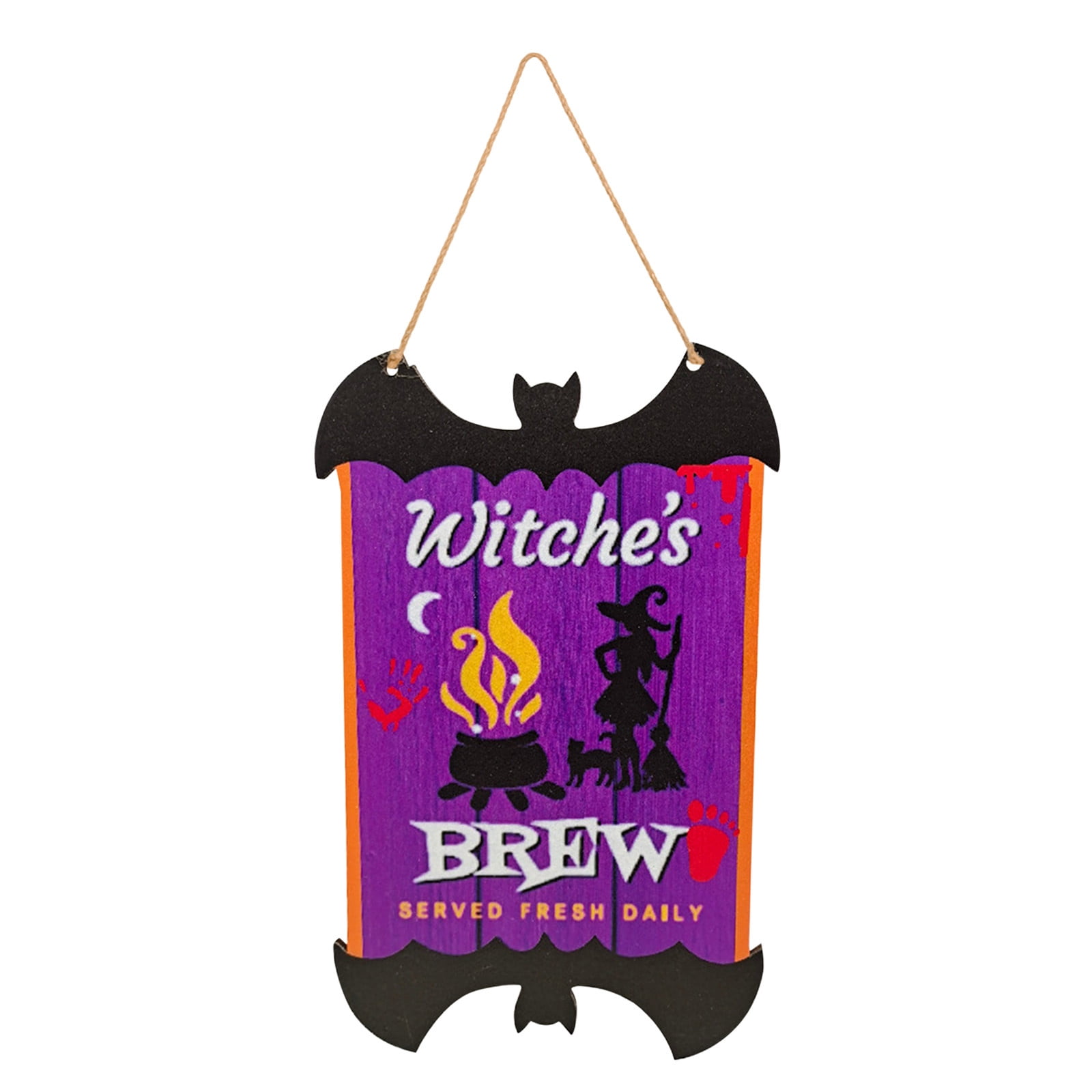 Kiplyki Flash Halloween Ghost Door Sign Decorations,Happy Halloween ...