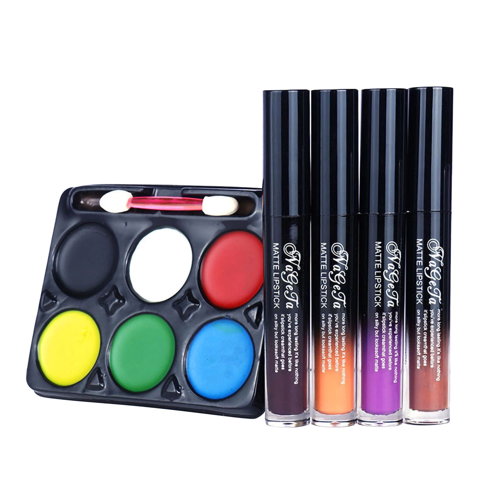 Kiplyki Flash NAGETA Halloween Makeup Set Halloween Lip Gloss + Face ...