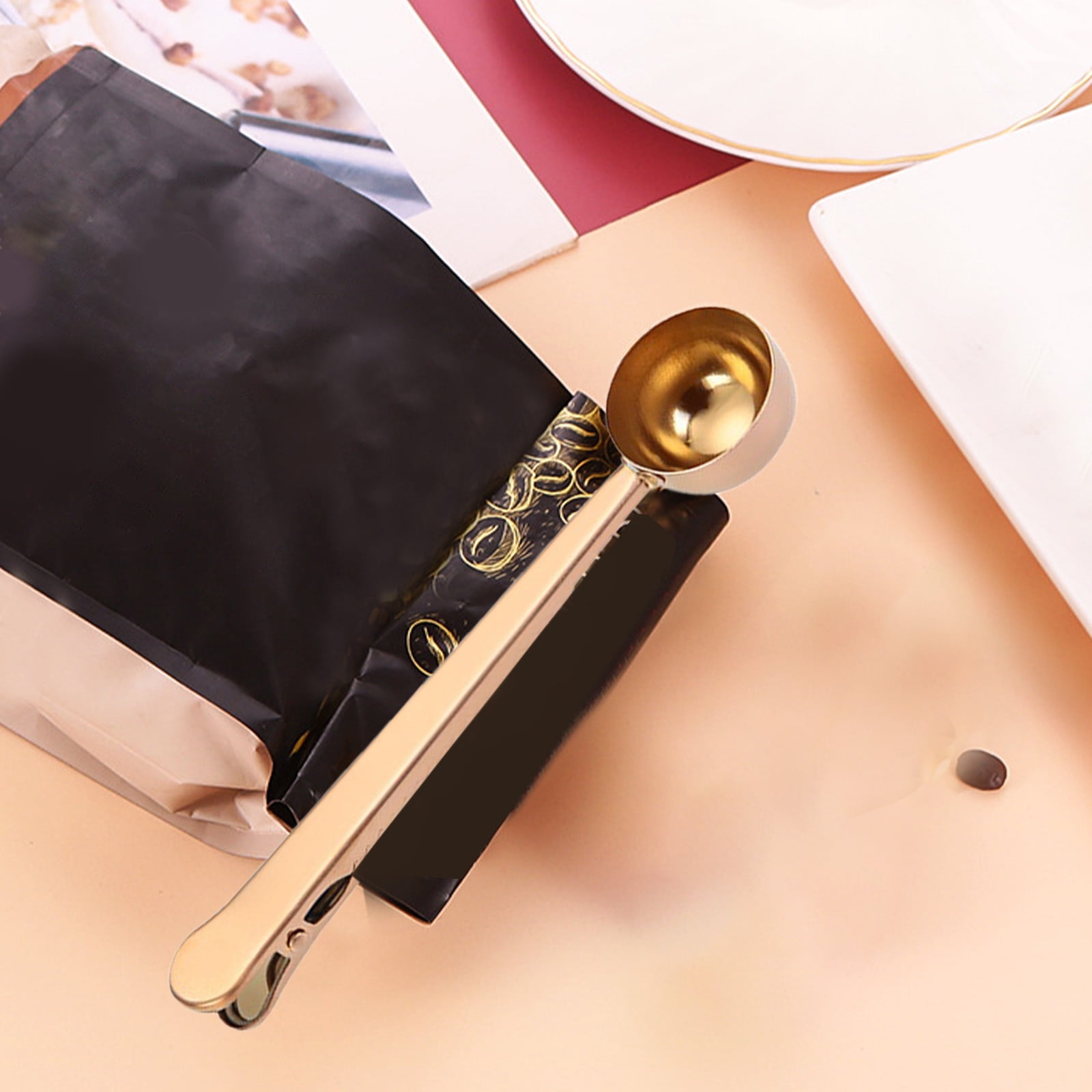 Kiplyki Flash Stainless Steel Coffee Spoon Holder Milk Powder Spoon ...