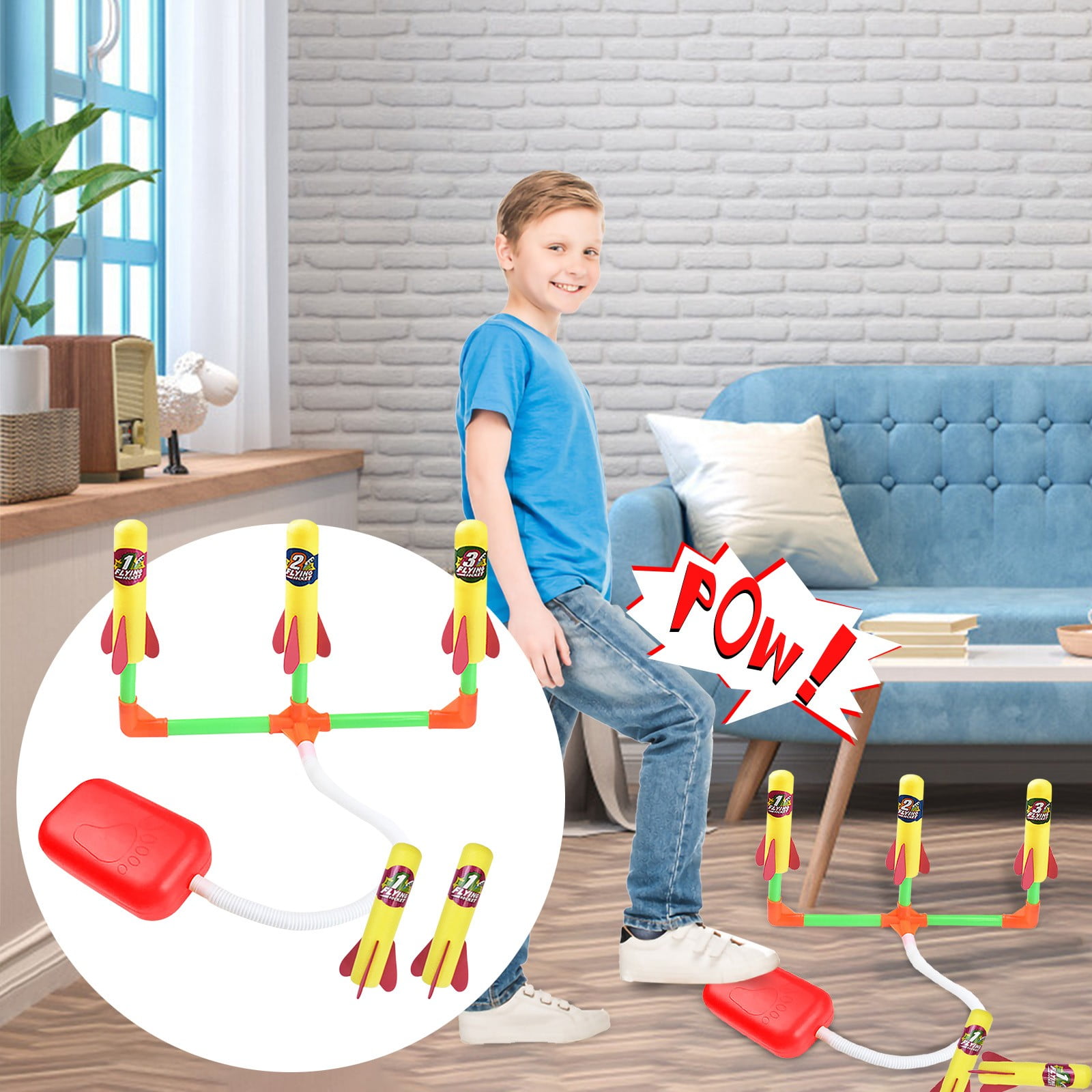 Kiplyki Flying Rockets Jumping Rocket Simulation With Air Pump And ...