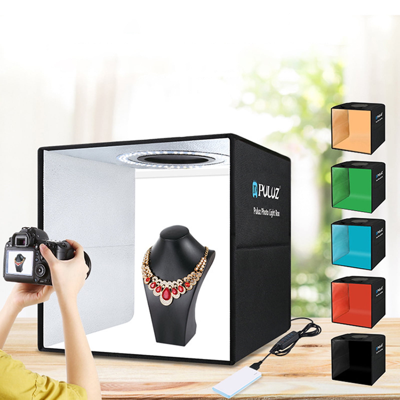 Kiplyki Folding Photo Studio Ring Lamp Portable Photo Shooting Tents ...