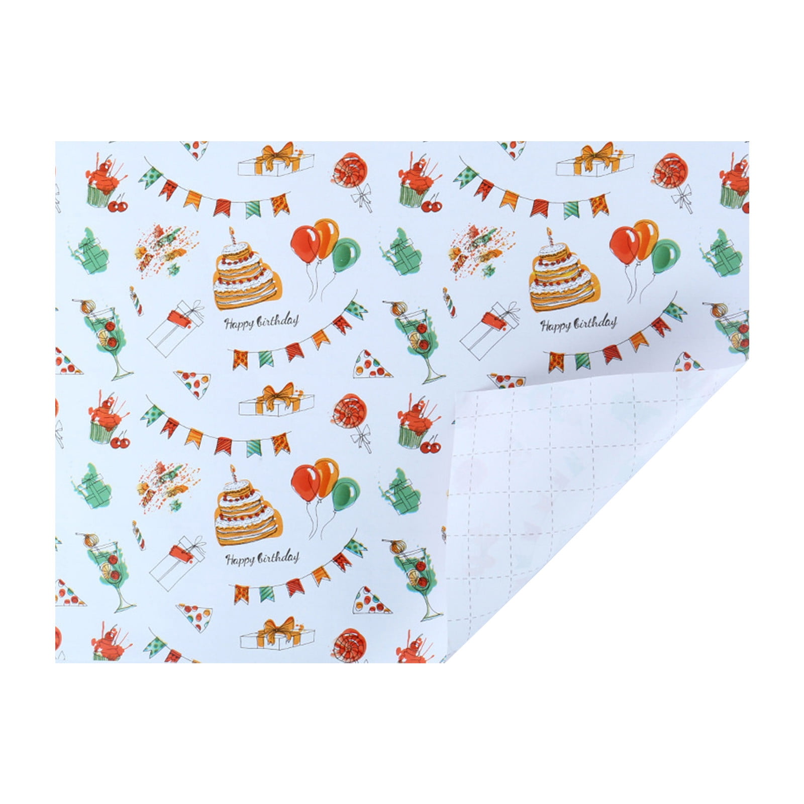 Happy Birthday Wrapping Paper Gift Wrapping Paper 80g Cartoon Coated ...