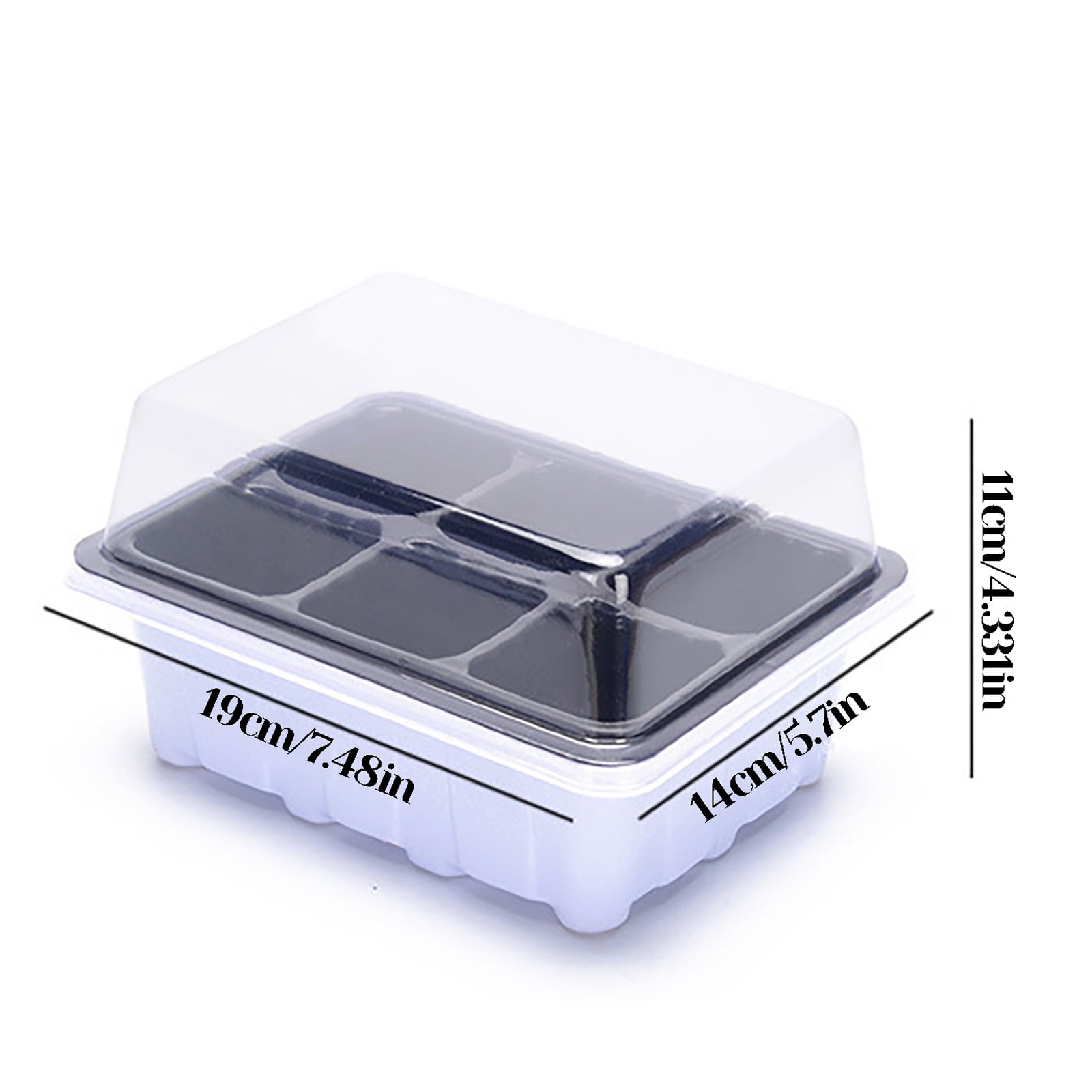 Kiplyki Indoor Propagation Box Mini Greenhouse Propagation Set Tray ...