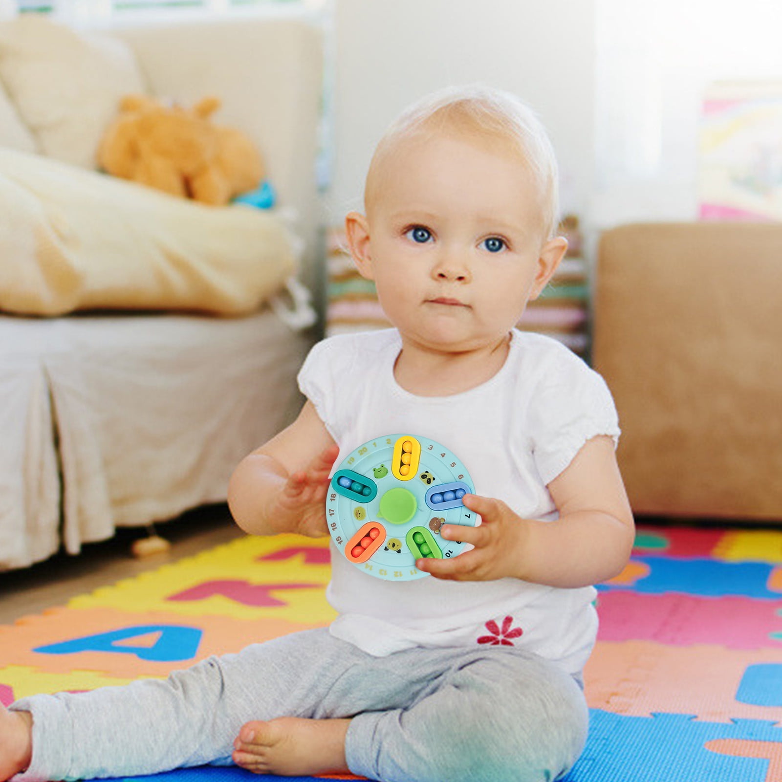 Kiplyki Magic Bean Cube Toy and Fidget Spinner 2-in-1 Fingertip ...