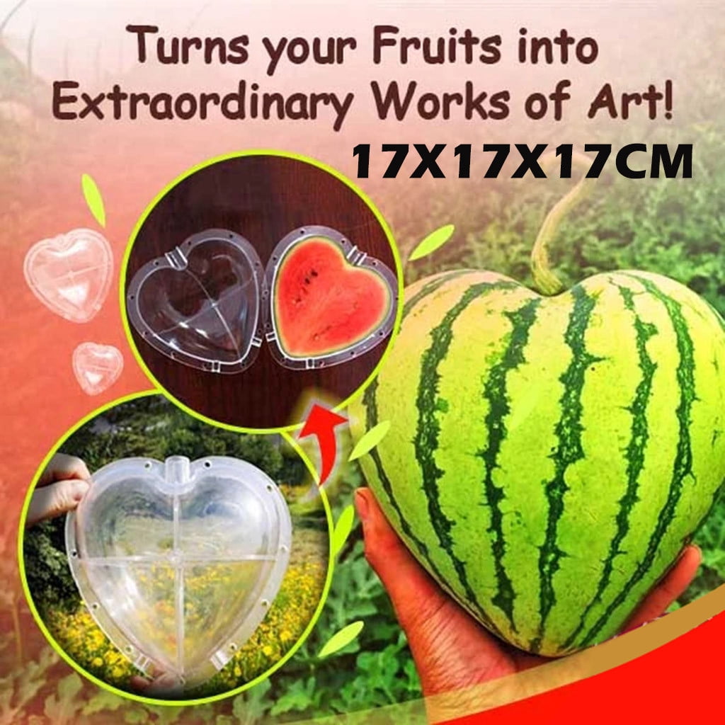 Kiplyki Magic Heart-shaped Watermelon Shaping Growth Molds Magic Heart ...