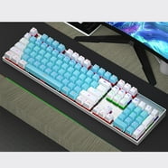 onn Gaming Mechanical Keyboard with Blue Switches, Adjustable 16.8M LED ...