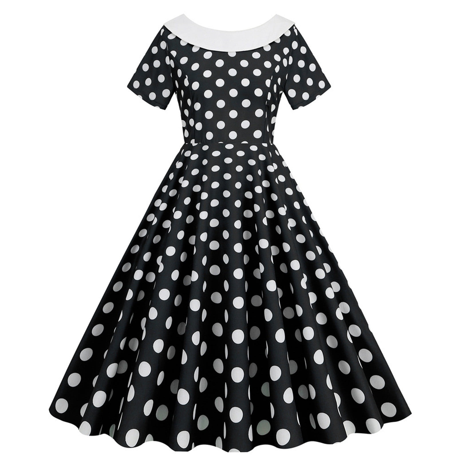 Kiplyki Memorial Day Savings Womens A Line Flare 1950 Style Dresses for ...