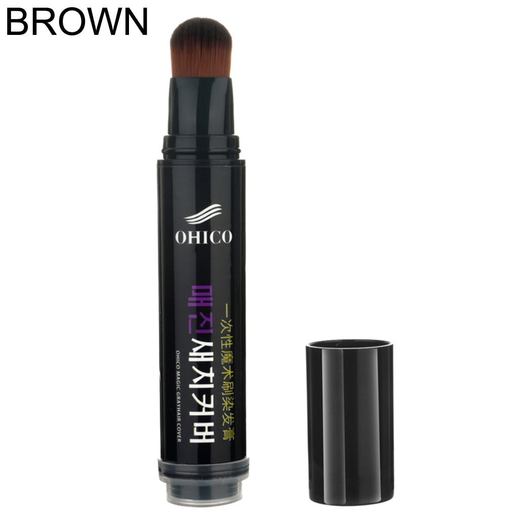 Kiplyki Natural Herb White Hair Cover Pen Long-Lasting Brown Black ...