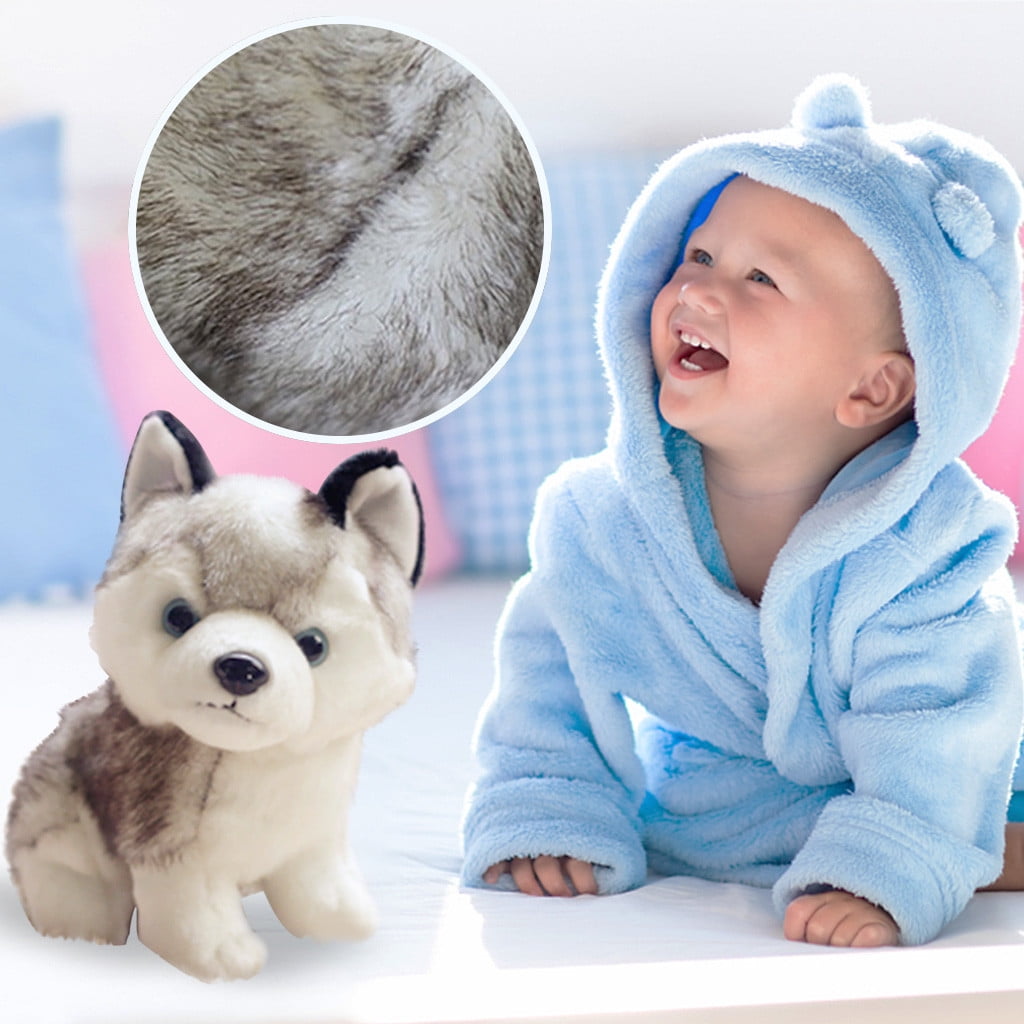 Kiplyki Realistic Dog Lucky, Handmade Realistic Figure Toy Dog Plush ...