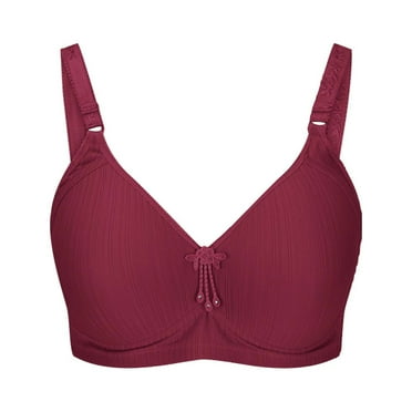 Comfortable Bras for Women,,Women'S Embroidered Glossy Comfortable ...