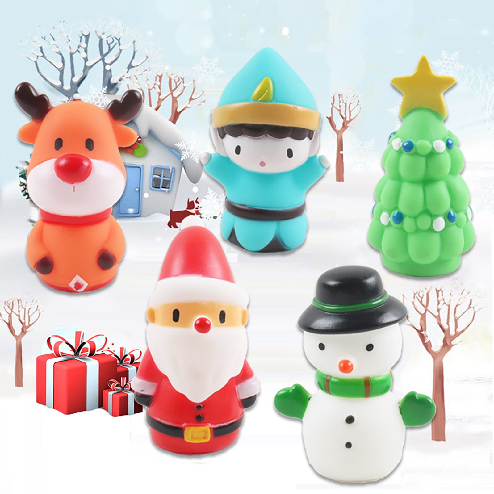 Kiplyki Spring Savings Soft Rubber Christmas Hand Puppet Toy ...