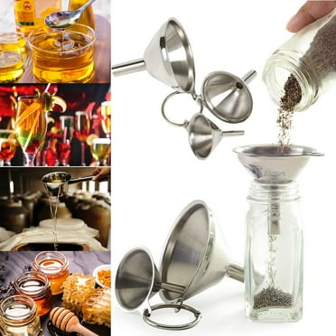 Stainless Steel Mini Funnels for Miniature Bottles, Essential Oils, DIY ...