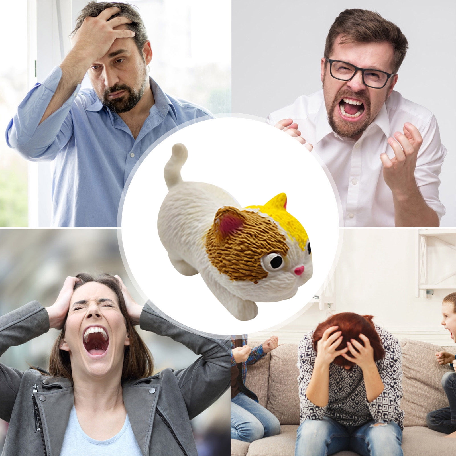 Kiplyki Stress Relief Squeezing Angry Balls For Kids And Adults ...