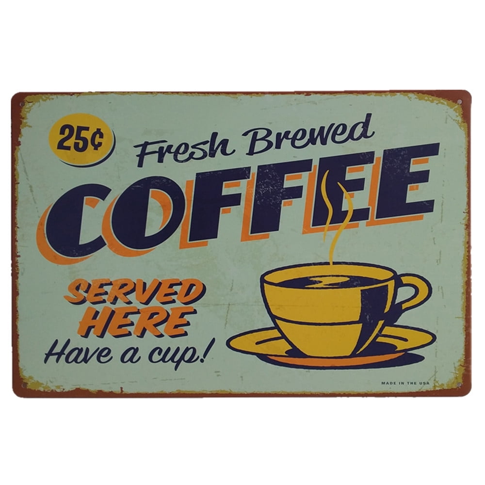 Kiplyki Vintage Metal Tin Sign Poster Plaque Bar Pub Club Cafe Home ...
