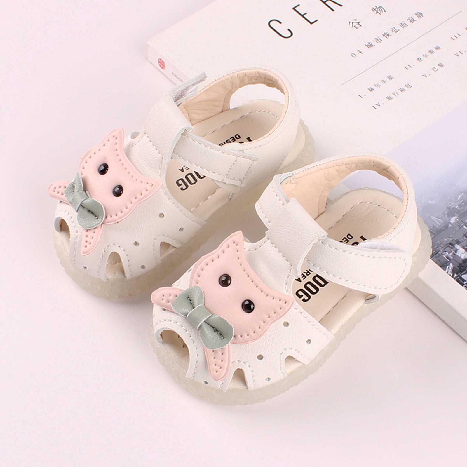 Kiplyki Wellness Baby Shoes Girls Bow Cute Hollow Out Soft Crib Kids Summer Sandals - Walmart.com