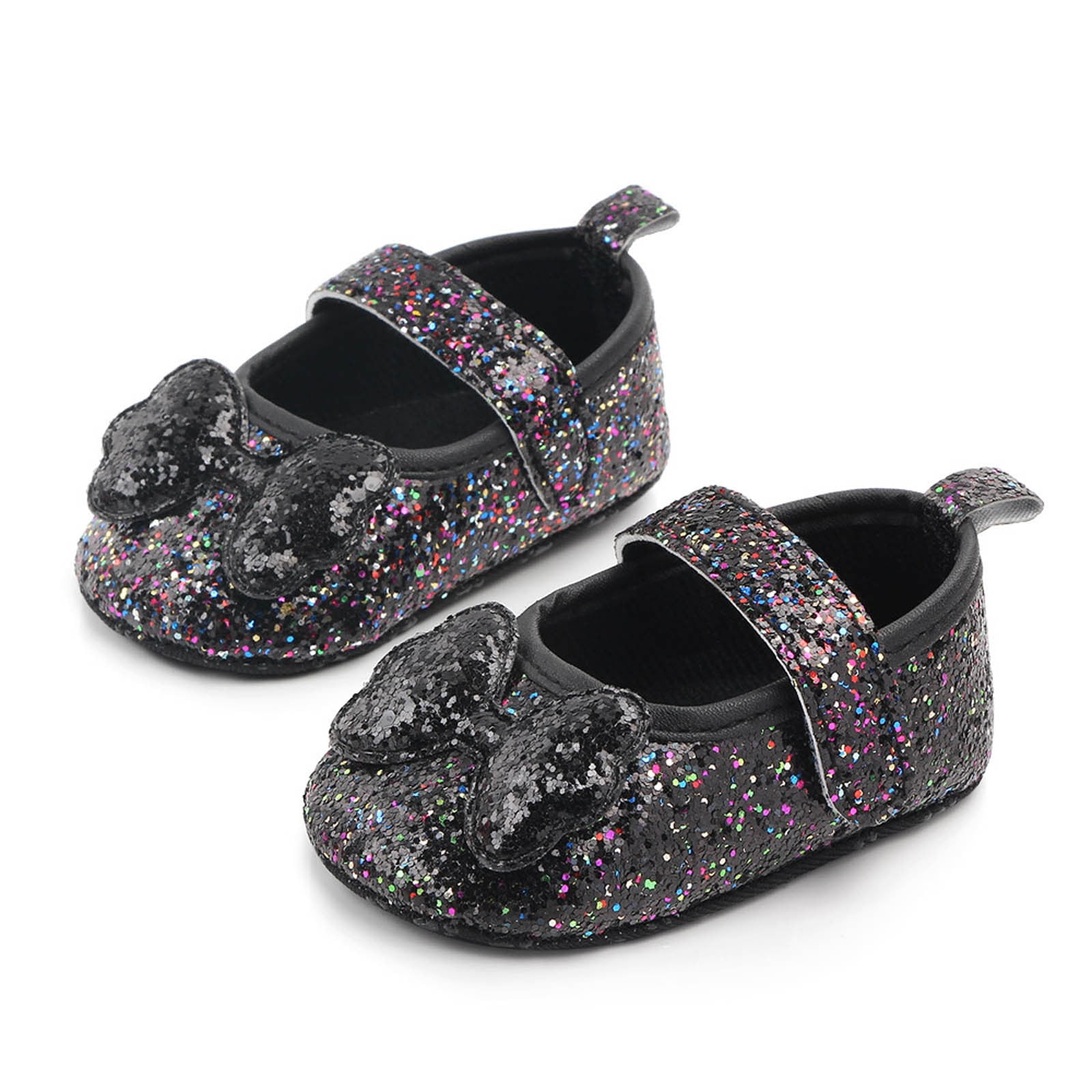 Kiplyki Wellness Baby Shoes Girls Cute Fashion Bow Sequins Non-slip Soft Bottom Sandals ...