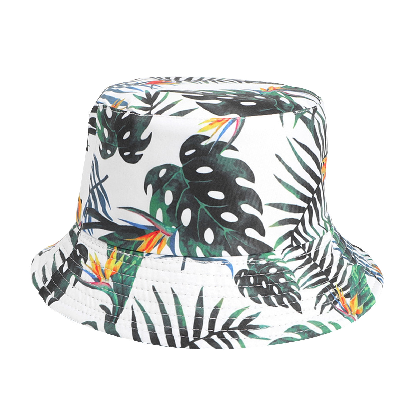 Kiplyki Wholesale Adult Male and Female Fisherman Hats Leaves Printing Double Sided Fisherman ...