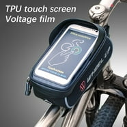 ETEPON Bike Phone Mount Bag, Waterproof Bicycle Front Frame Top ...