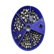 Water Gremlin's Green/Tin Round Split Shot Sinker, ZPRSS-5, 20 Pieces ...