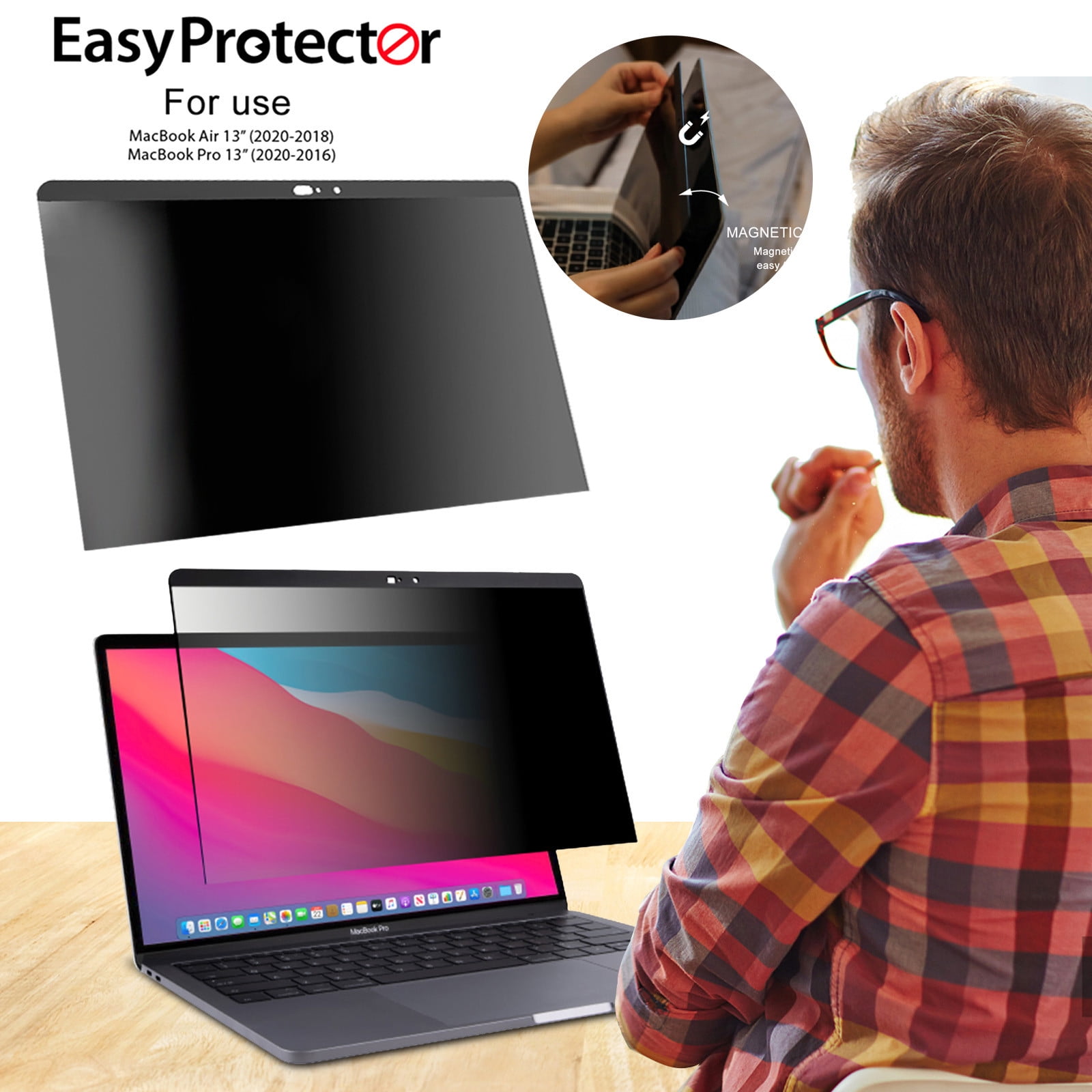 Kiplyki Wholesale For M acBook Air 13.3 HD Magnetic Privacy Screen ...