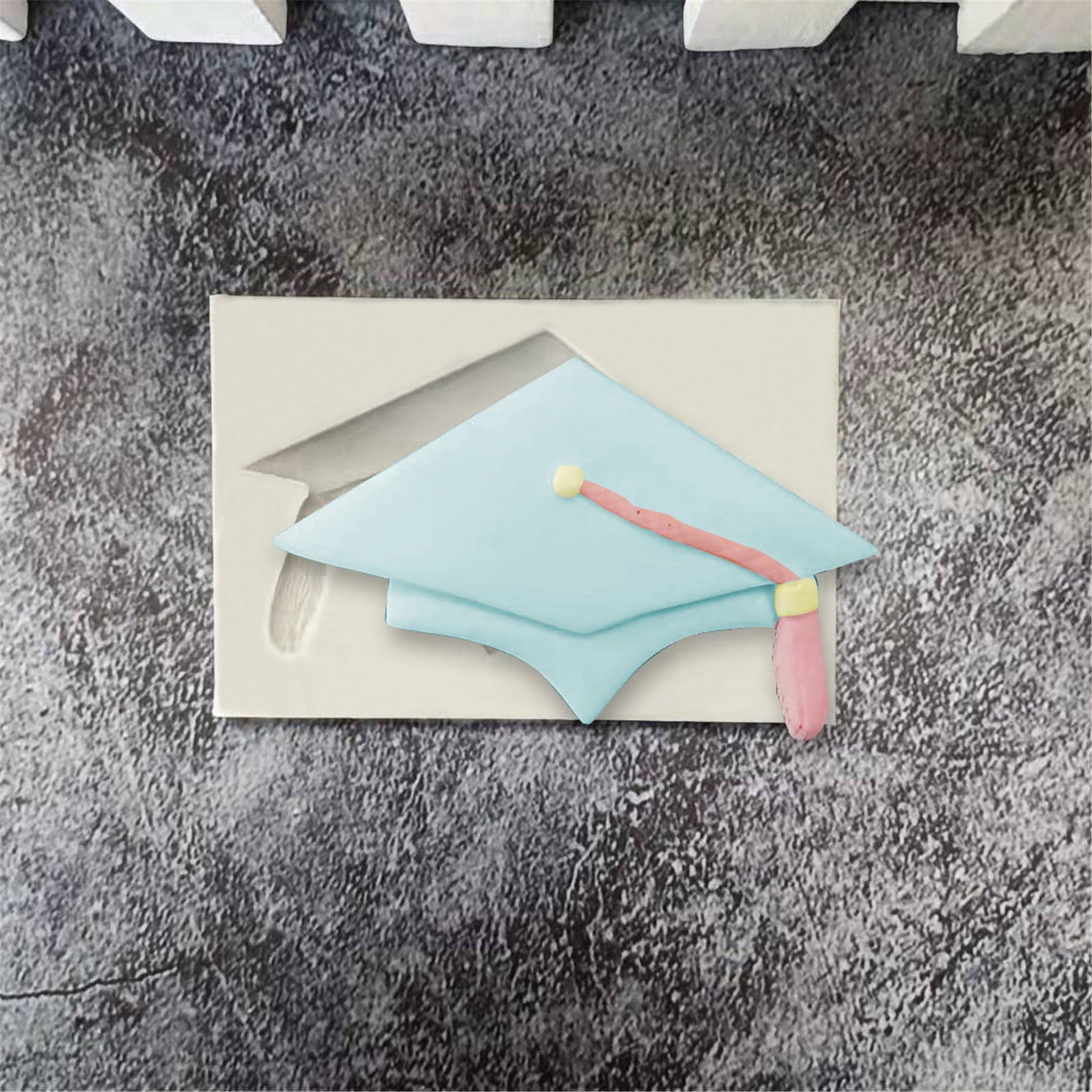 Kiplyki Graduation Theme Silicone Mold Chocolate Fondant Cake Mold ...