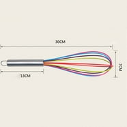 MINM 10-inch Silicone Whisk Multipurpose Whisk Stick Manual Egg Whisk ...