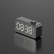 Dvkptbk Digital Clock With Bluetooth Speaker Alarm Clock With Dual ...