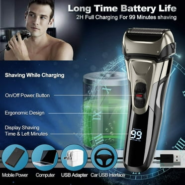 Waterproof/Rechargeable Electric Razor - Walmart.com
