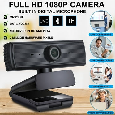 1080P Webcam Full HD USB 2.0 For PC Desktop & Laptop Web Camera with ...