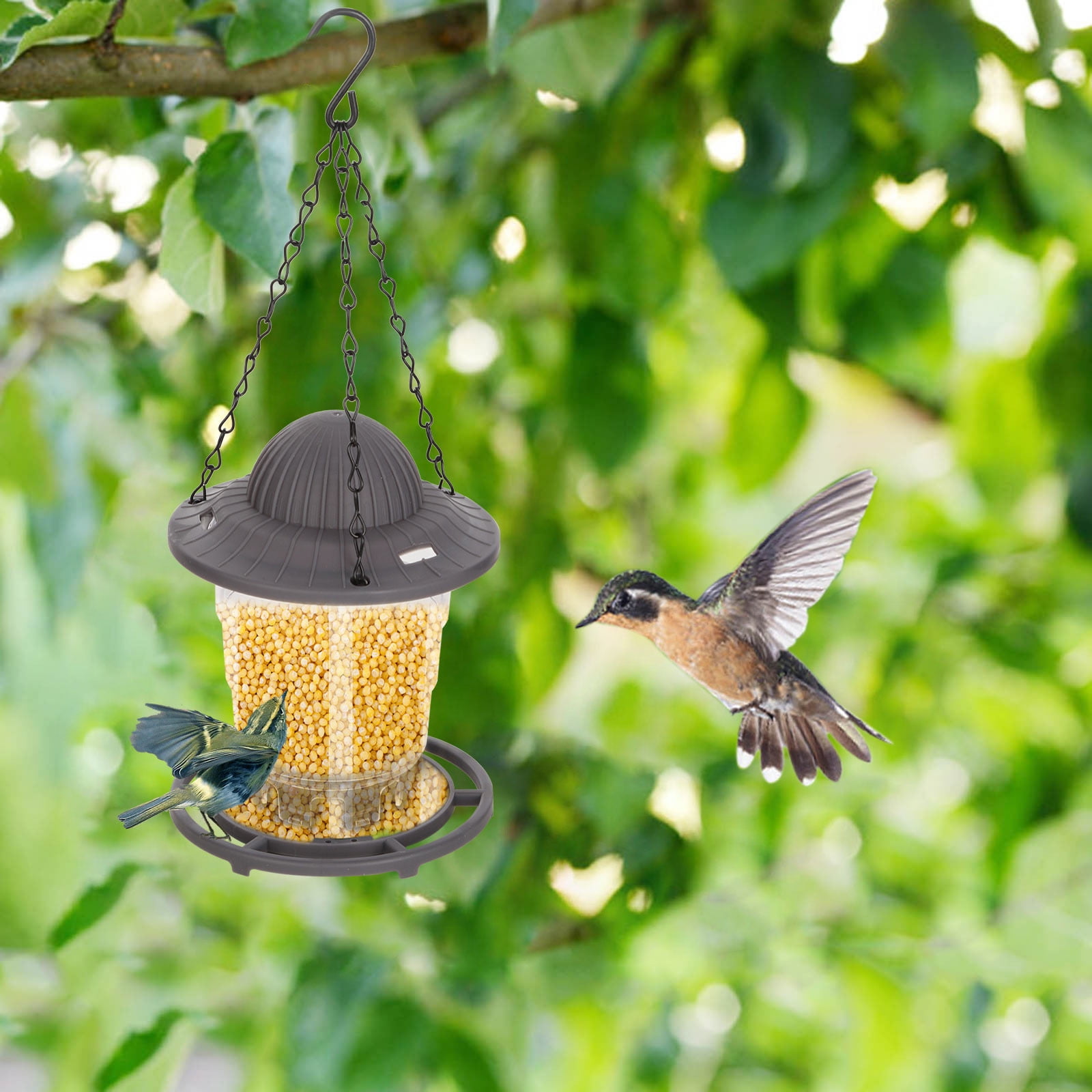 Kiplyki Wild Bird Feeder Hanging Garden Yard Outside Decoration Bird ...