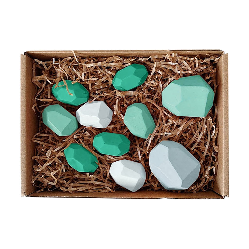 Kiplyki Wooden Stone for kids Building Block Creative toy Stacking Game ...