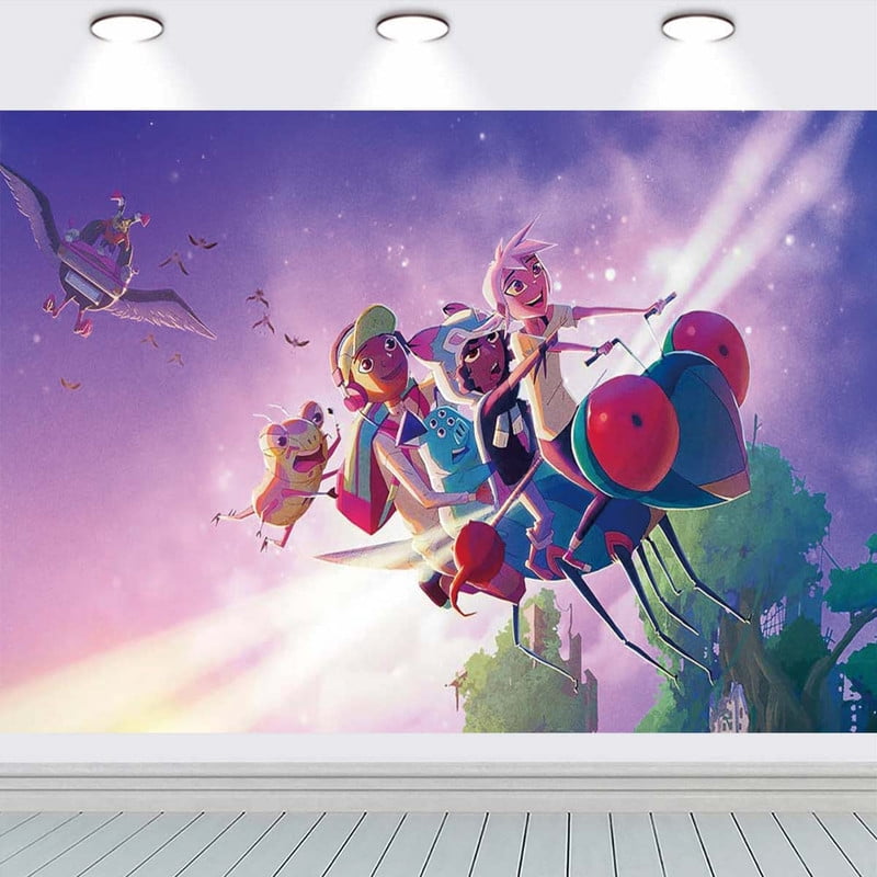 Kipo Wonderbeasts Birthday Banner Backdrop Background Party Supplies Taspestry Poster Wall Decor ...