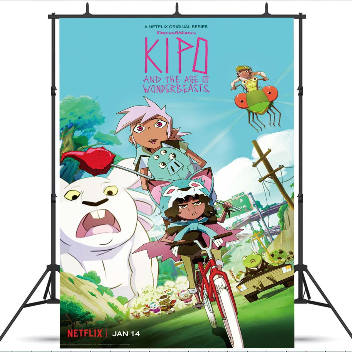 Kipo and the Age of Wonderbeasts Background school Wall Decor Taspestry ...