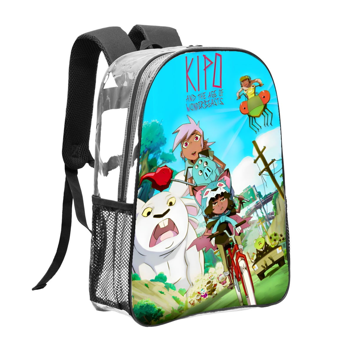 Kipo and the Age of Wonderbeasts Pattern Transparent Backpack ...