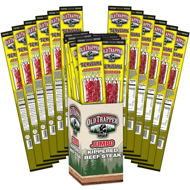 Kippered Steak, Teriyaki Flavor, Two-Ounce Individually Wrapped ...