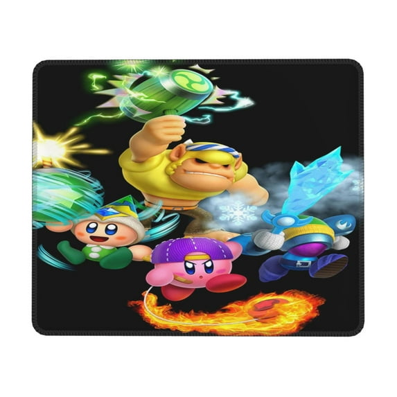 Kir-,By0 Mouse Pad Square Stitched Edges Non-Slip Rubber Washable ...