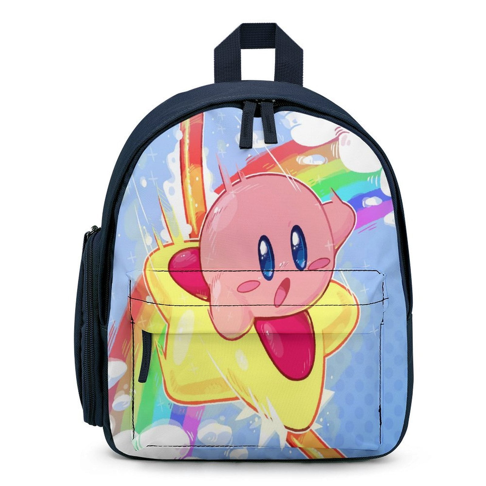 Kir-,by0 Backpack for Men Women Small Bookbag with Front Pocket ...