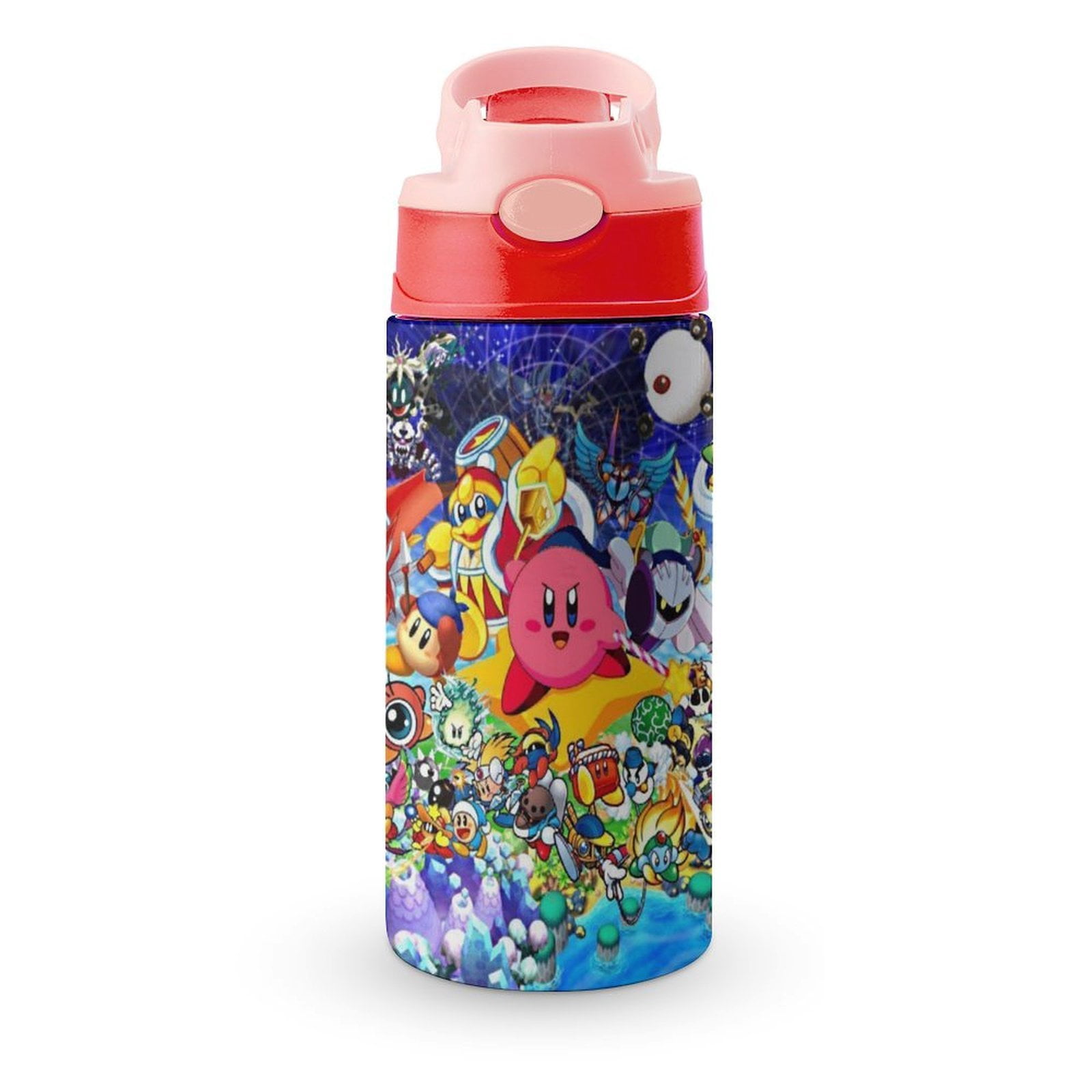 Kir-,by0 Water Bottle with Straw Lid Vacuum Insulated Stainless Steel ...