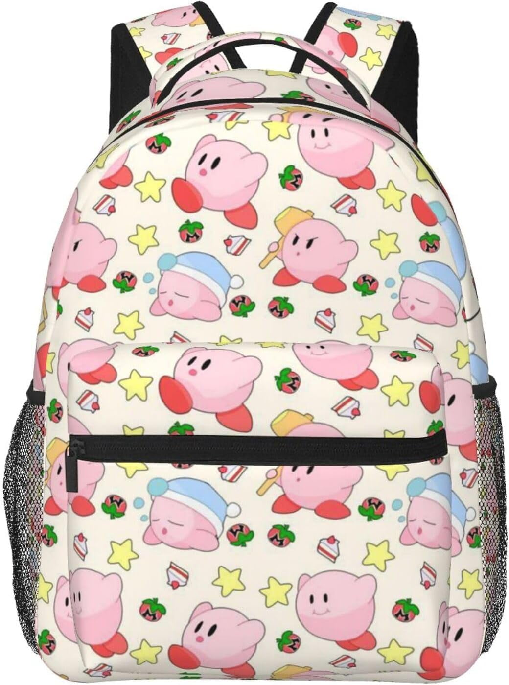KirBy Backpack Cute Cartoon KirBy Game Travel Backpack Casual Daypack ...