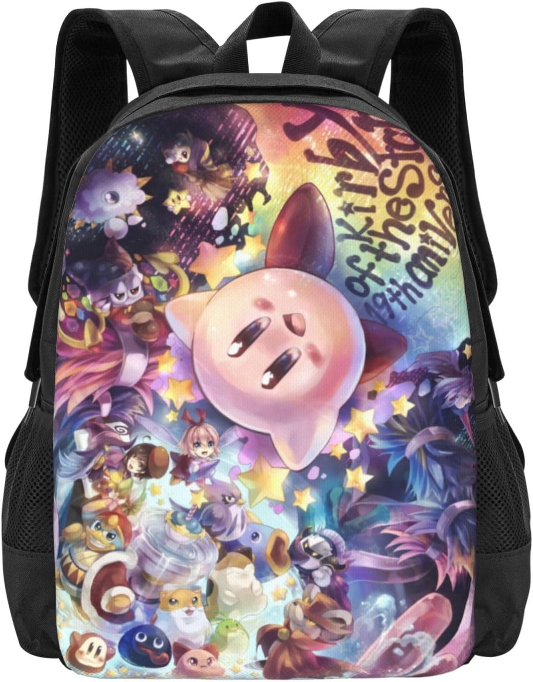 KirBy Gaming Backpack Cute Large Capacity Sports Daypack Lightweight ...