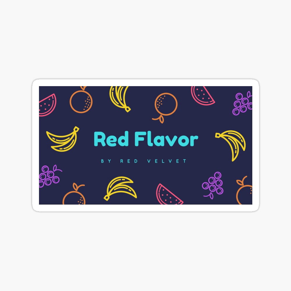 Kira .1048 Sticker - Red Velvet Red Flavor Fruit Design - Hot Trending ...