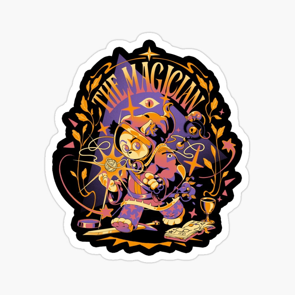 Kira .1087 Sticker - The Magician - Hot Trending Vinyl Sticker ...