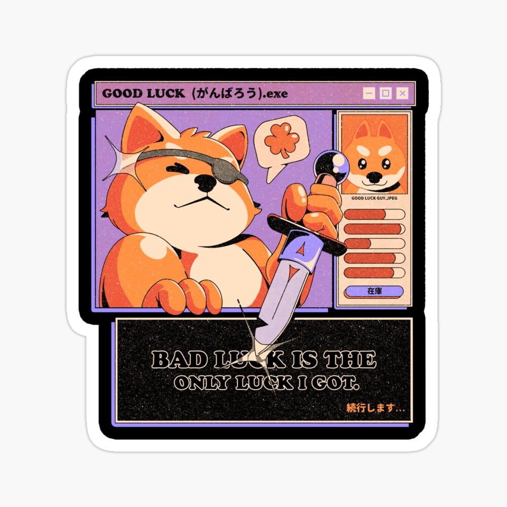 Kira .1153 Sticker - Bad Luck - Hot Trending Vinyl Sticker - Walmart.com