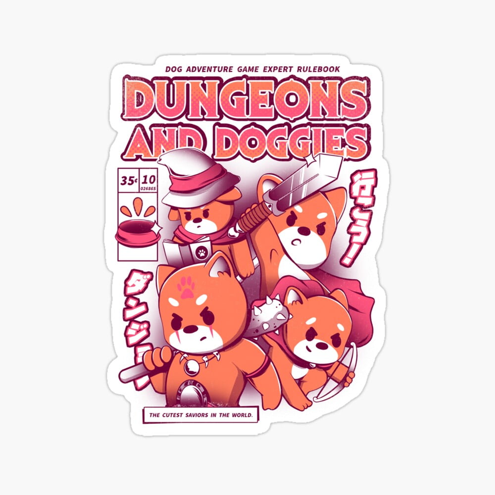 Kira .1245 Sticker - Dungeon And Doggies - Hot Trending Vinyl Sticker ...