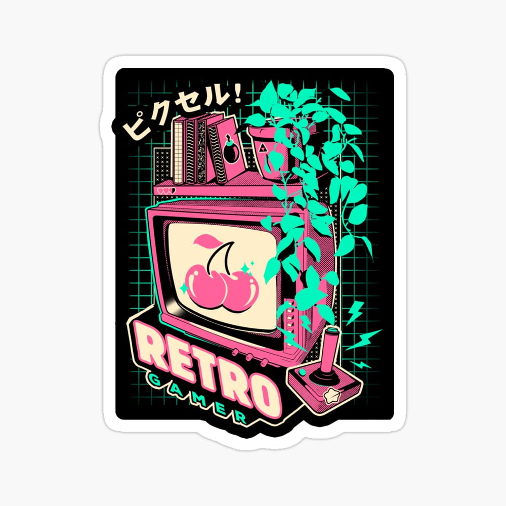 Kira .1337 Sticker - Retro Gamer - Hot Trending Vinyl Sticker - Walmart.com