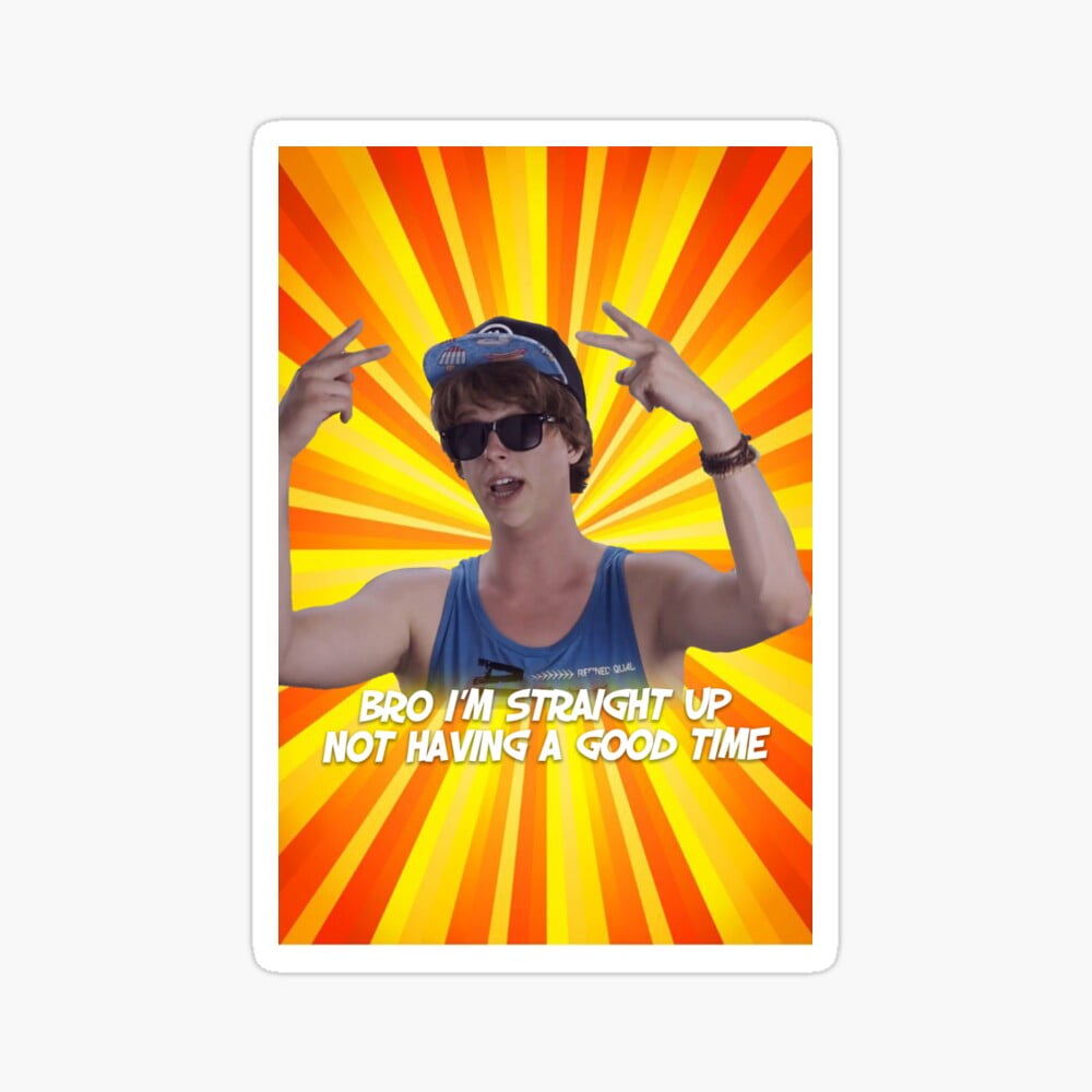 Kira .1512 Sticker - Real Bros Of Simi Valley Bro I'M Straight Up Not ...